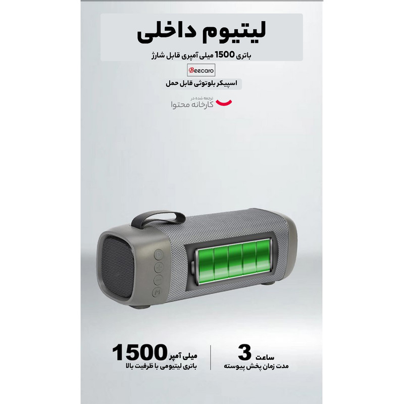 قیمت و خرید اسپیکر بلوتوثی قابل حمل بیکارو مدل GF501