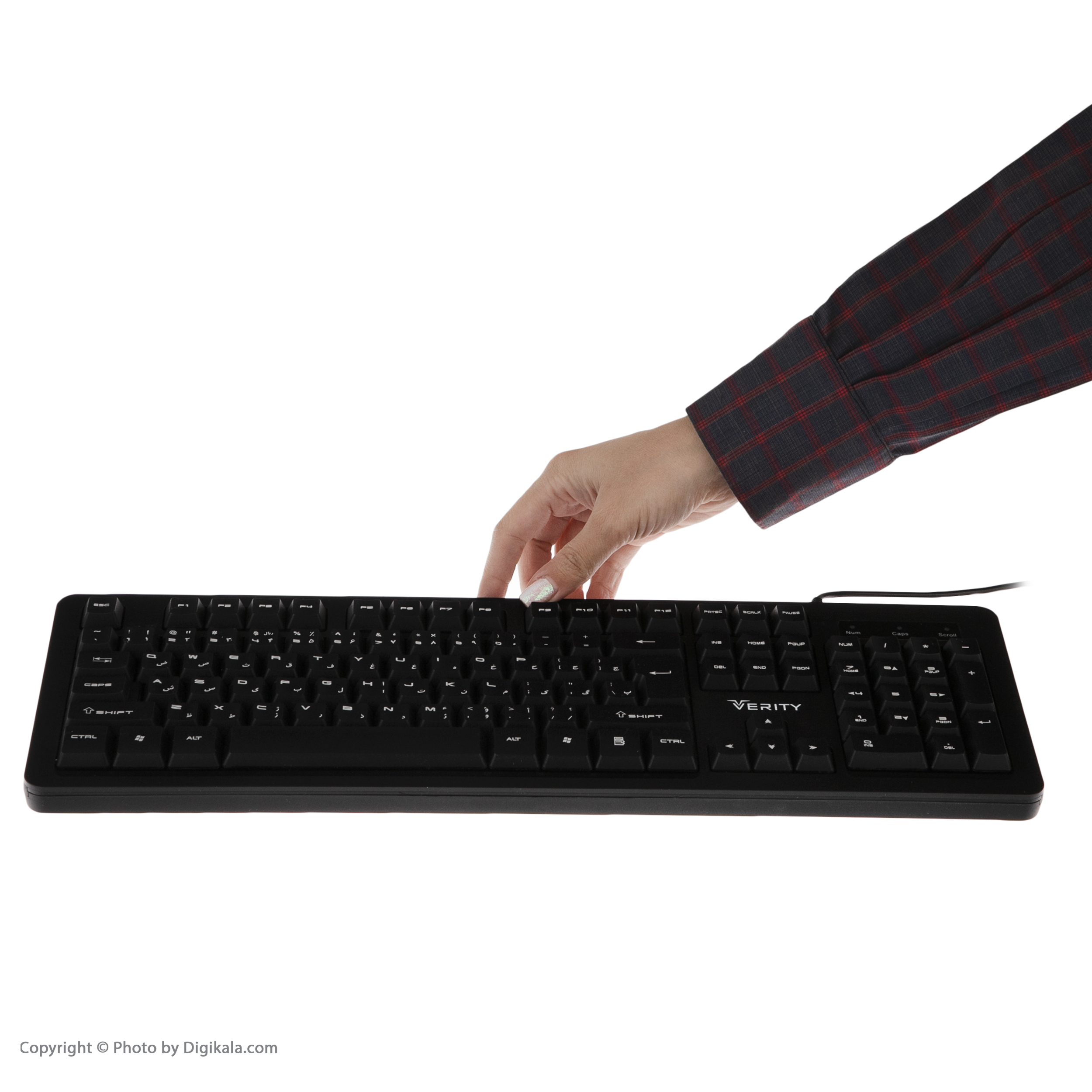 کیبورد وریتی مدل V-KB6134 | فروشگاه اینترنتی لوازم خانه و دیجیتال بامیلو