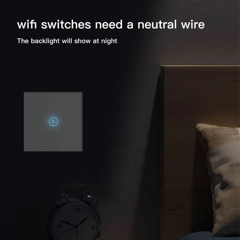 قیمت و خرید کلید تک پل مروا مدل لمسی MN01