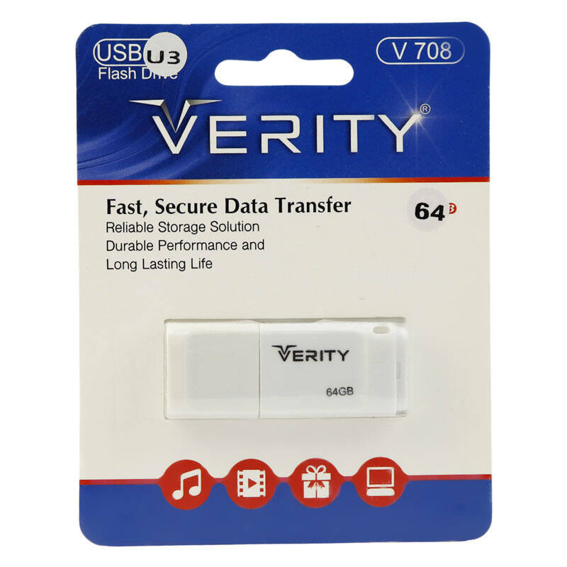 قیمت و خرید فلش مموری وریتی مدل V708 ظرفیت 64 گیگابایت