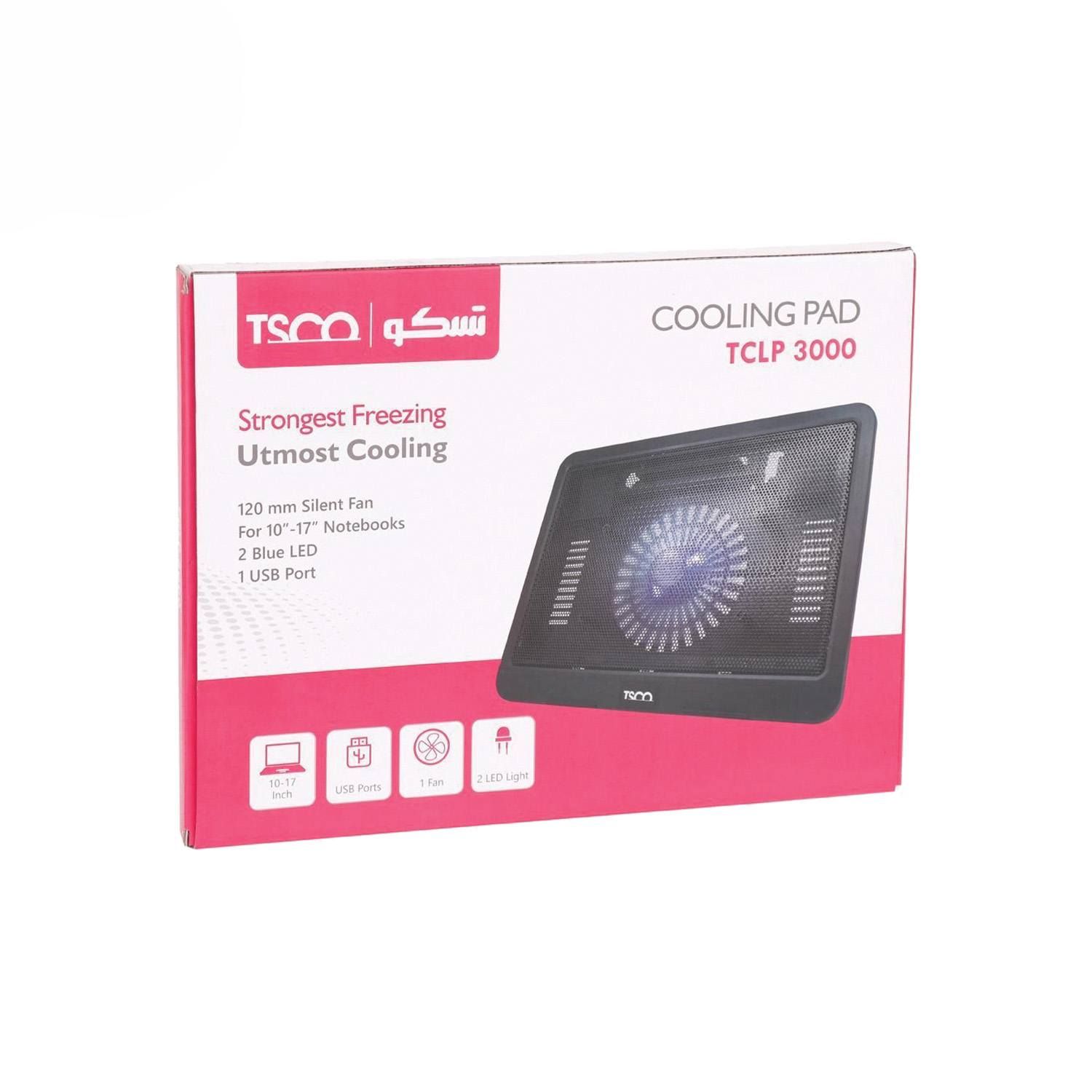 مشخصات، قیمت و خرید پایه خنک کننده لپ تاپ تسکو مدل TSC TCLP_3000 | دیجی‌کالا