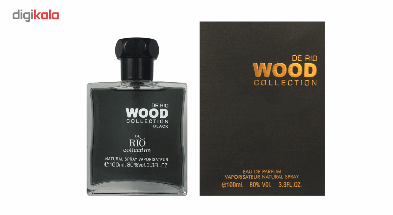 قیمت و خرید ادو پرفیوم مردانه ریو کالکشن مدل Rio Wood Black حجم 100ml