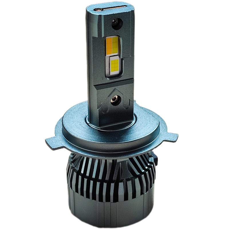 قیمت و خرید هدلایت لامپ خودرو لنزو مدل Q125 سه رنگ پایه H4 بسته دو عددی