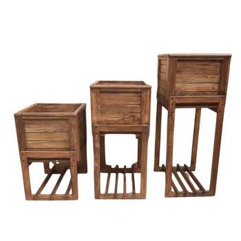 قیمت و خرید استند گلدان مدل DT0010 مجموعه 3 عددی