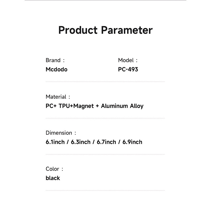 قیمت و خرید کاور مک دودو مدل PC-493 مناسب برای گوشی موبایل اپل iPhone 16