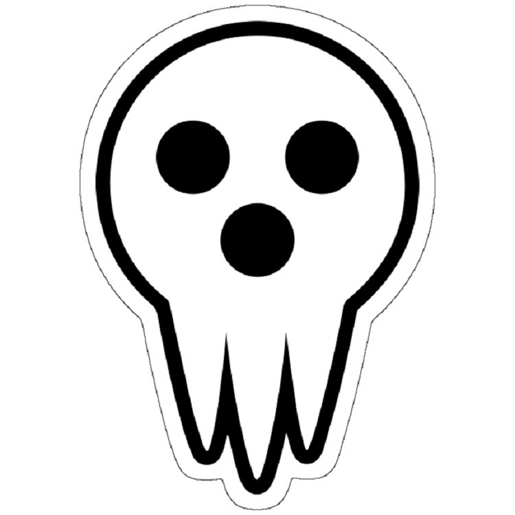 قیمت و خرید استیکر مدل Soul Eater Death Mask