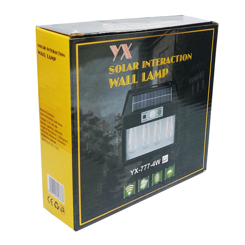 قیمت و خرید چراغ باغی خورشیدی وای اکس مدل YX-777-4W