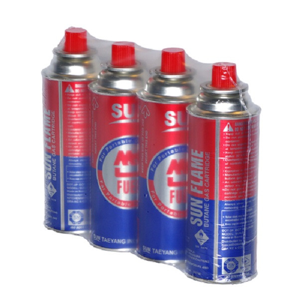قیمت و خرید کپسول گاز مدل SUN FLAME بسته 4 عددی