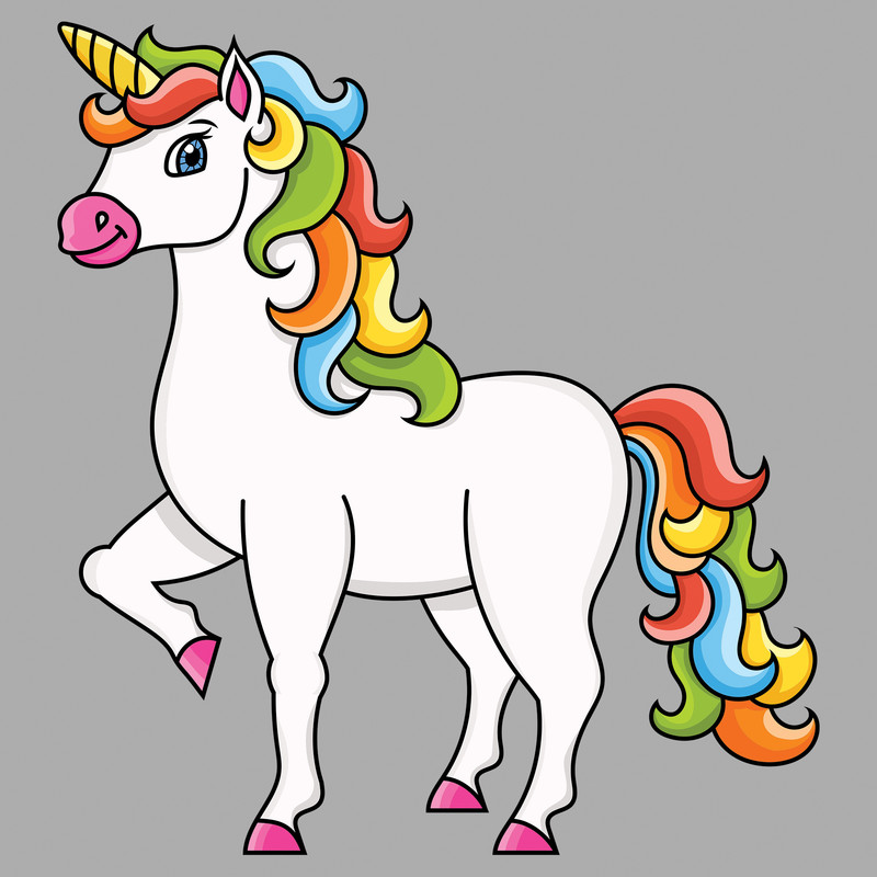 قیمت و خرید استیکر پارچه و لباس مدل dtf طرح یونیکورن کد H20.335 مجموعه 3 عددی