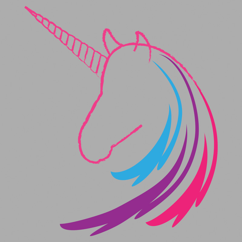 قیمت و خرید استیکر پارچه و لباس مدل dtf طرح یونیکورن کد H20.263 مجموعه 3 عددی