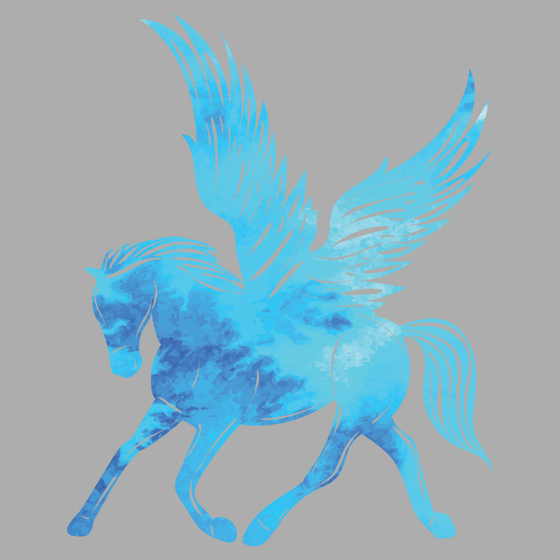 قیمت و خرید استیکر پارچه و لباس مدل dtf طرح یونیکورن کد H15.1023 مجموعه 4 عددی