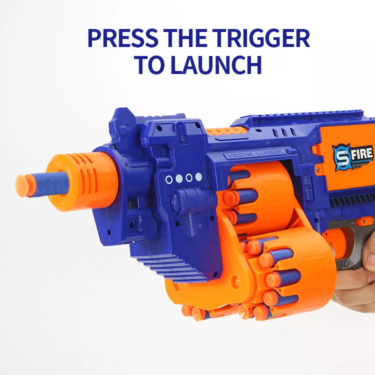 قیمت و خرید تفنگ بازی مدل مسلسل تیر اسفنجی کد Epic Rage gun G1A