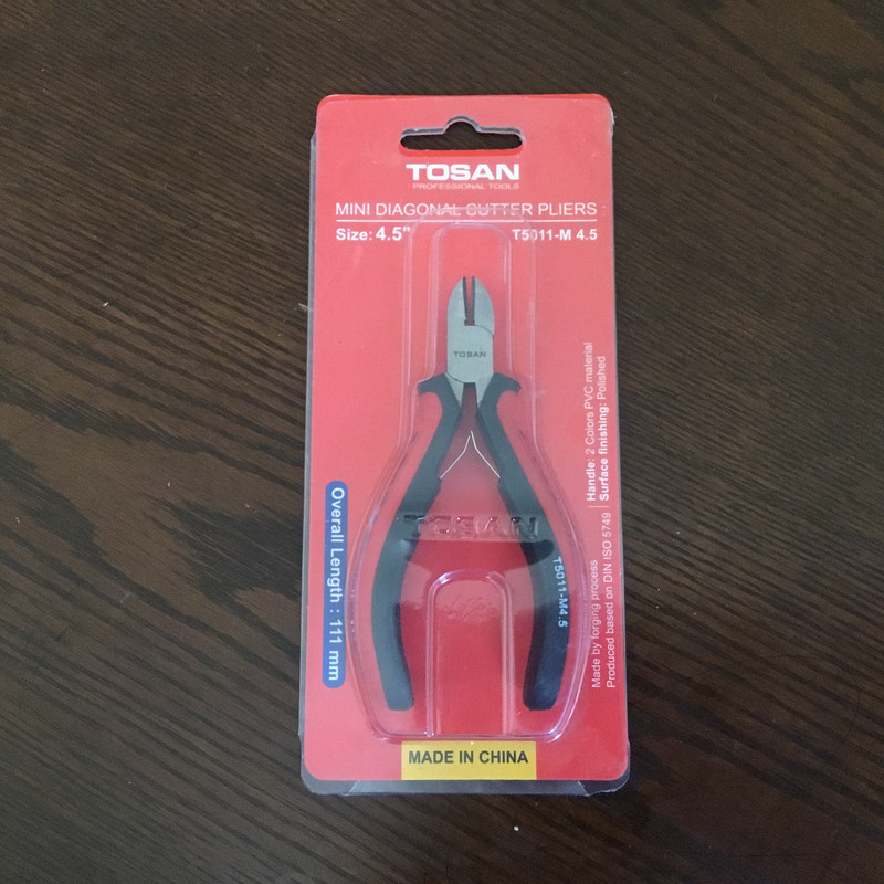 قیمت و خرید انبر سیم چین توسن مدل T5011 کد de43 سایز 4.5 اینچ