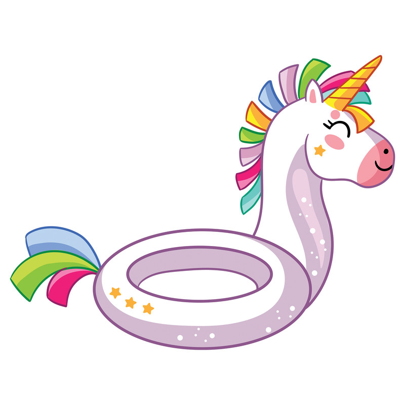 قیمت و خرید استیکر پارچه و لباس مدل dtf طرح یونیکورن کد H20.709 مجموعه 3 عددی