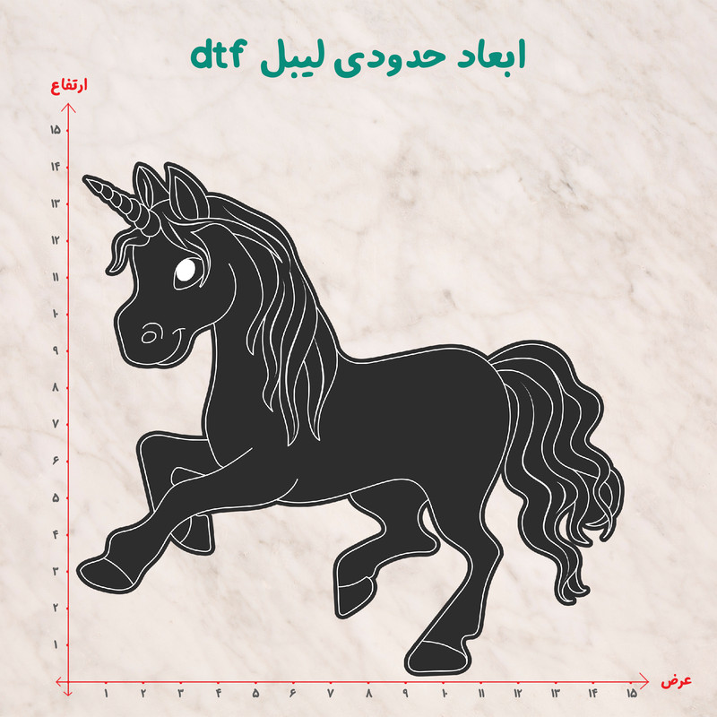 قیمت و خرید استیکر پارچه و لباس مدل dtf طرح یونیکورن کد H15.1204 مجموعه 4 عددی
