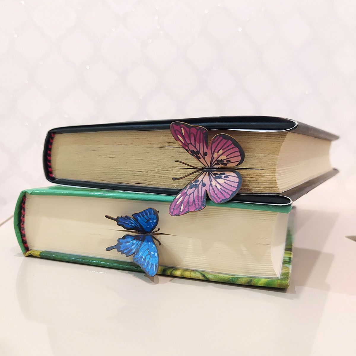 قیمت و خرید نشانگر کتاب باروچین مدل پروانه ها کد bk-19 بسته 2 عددی