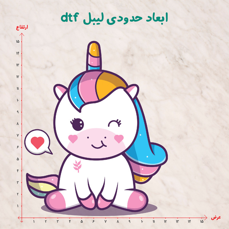 قیمت و خرید استیکر پارچه و لباس مدل dtf طرح یونیکورن کد H15.892 مجموعه 4 عددی