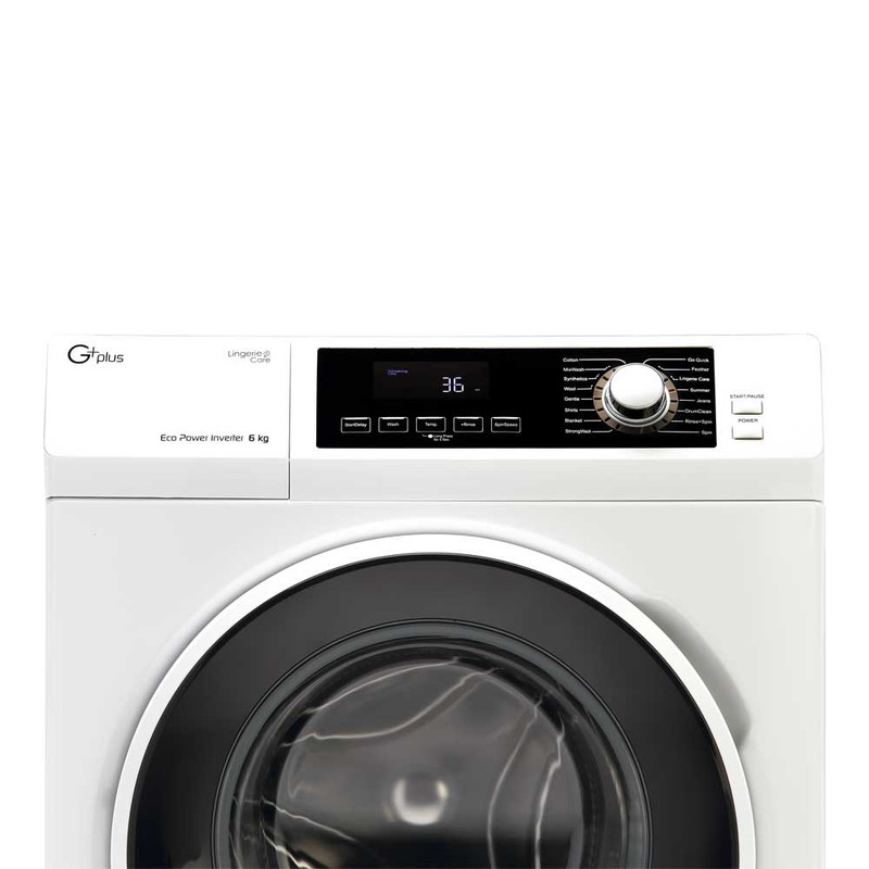 قیمت و خرید ماشین لباسشویی جی پلاس مدل GWM-K613 ظرفیت 6 کیلوگرم