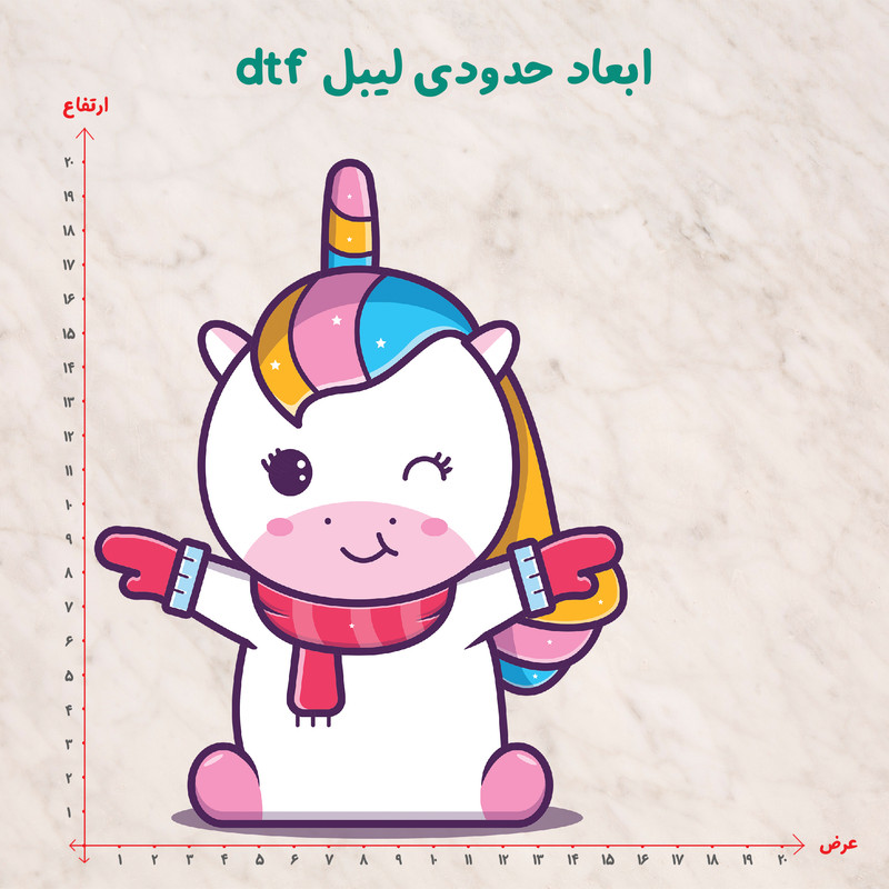 قیمت و خرید استیکر پارچه و لباس مدل dtf طرح یونیکورن کد H20.893 مجموعه 3 عددی