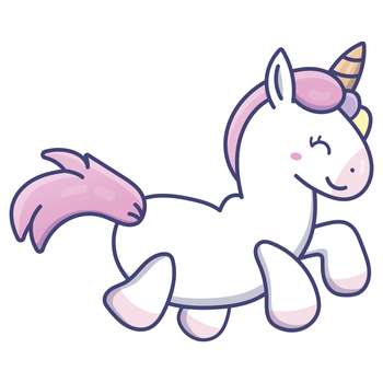 قیمت و خرید استیکر پارچه و لباس مدل dtf طرح یونیکورن کد H15.763 مجموعه 4 عددی