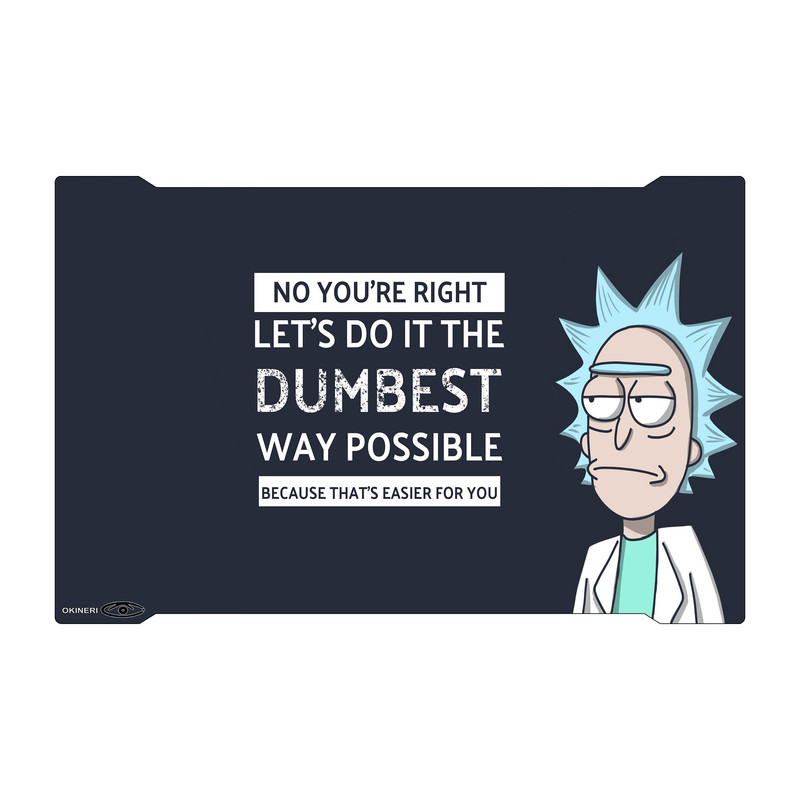قیمت و خرید ماوس پد مخصوص بازی اوکینری مدل MPB00574 طرح Rick and Morty