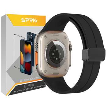 قیمت و خرید بند اسپریگ مدل Magnetic Silicon مناسب برای ساعت هوشمند ...