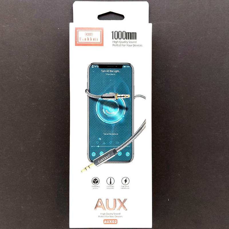 قیمت و خرید کابل AUX ارلدام مدل AX02 طول 1 متر