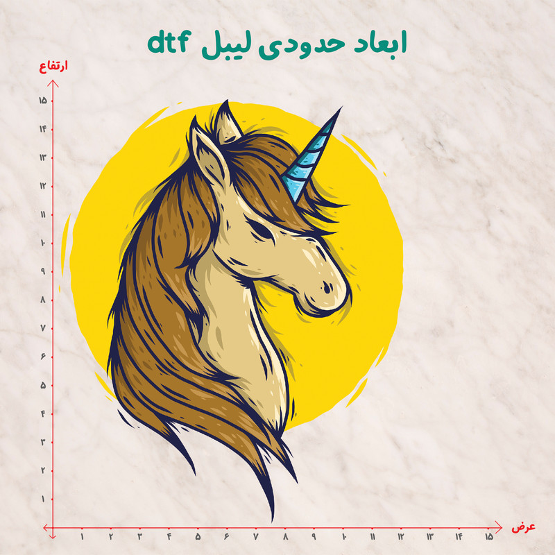 قیمت و خرید استیکر پارچه و لباس مدل dtf طرح یونیکورن کد H15.198 مجموعه 4 عددی