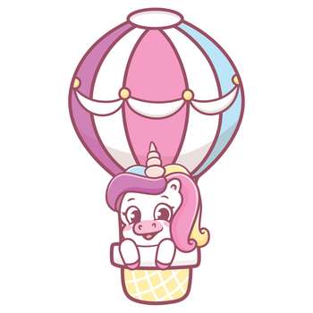 قیمت و خرید استیکر پارچه و لباس مدل dtf طرح یونیکورن کد H20.976 مجموعه 3 عددی