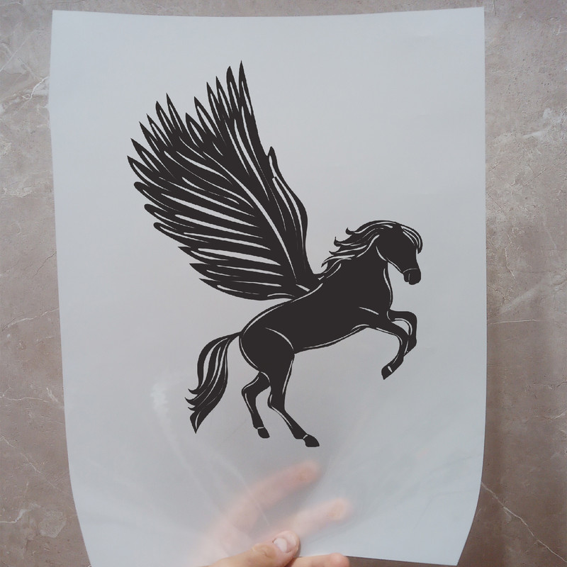 قیمت و خرید استیکر پارچه و لباس مدل dtf طرح یونیکورن کد H15.1183 مجموعه 4 عددی