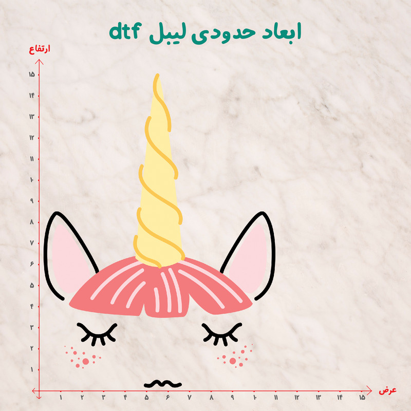 قیمت و خرید استیکر پارچه و لباس مدل dtf طرح یونیکورن کد H15.56 مجموعه 4 عددی