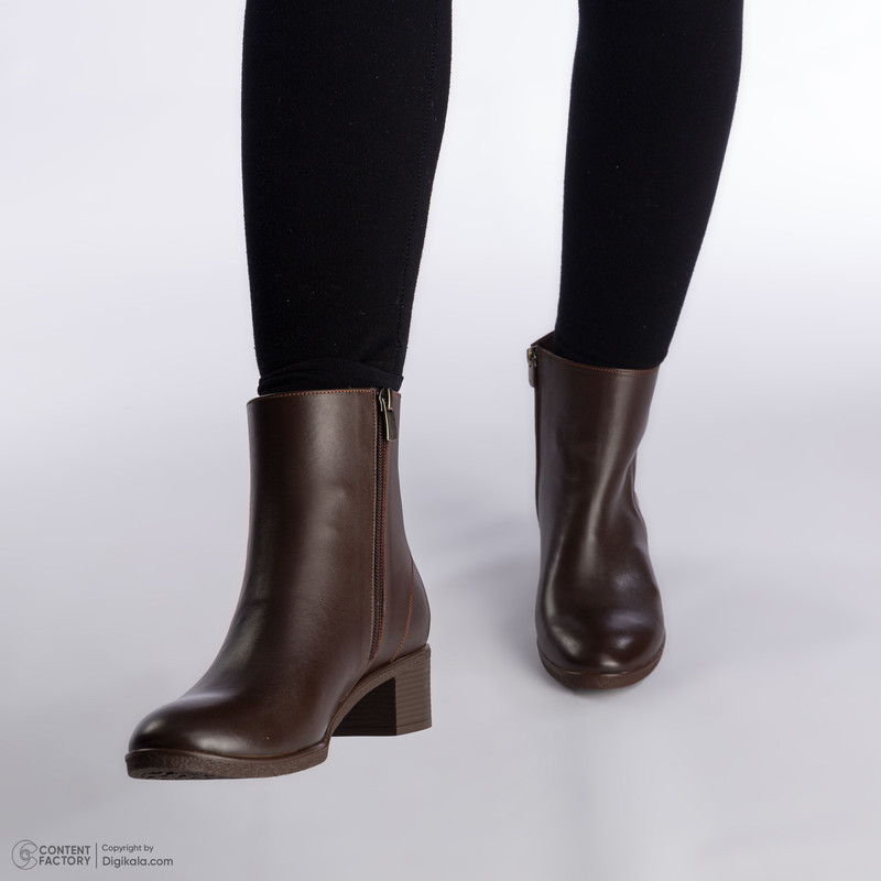 قیمت و خرید نیم بوت زنانه چرم مشهد مدل J2683-091