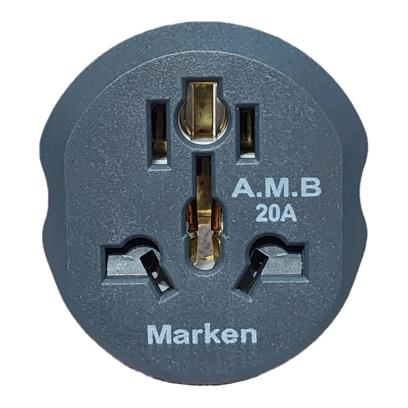 قیمت و خرید مبدل برق 3 به 2 مارکن مدل KT-168 16A بسته 2 عددی