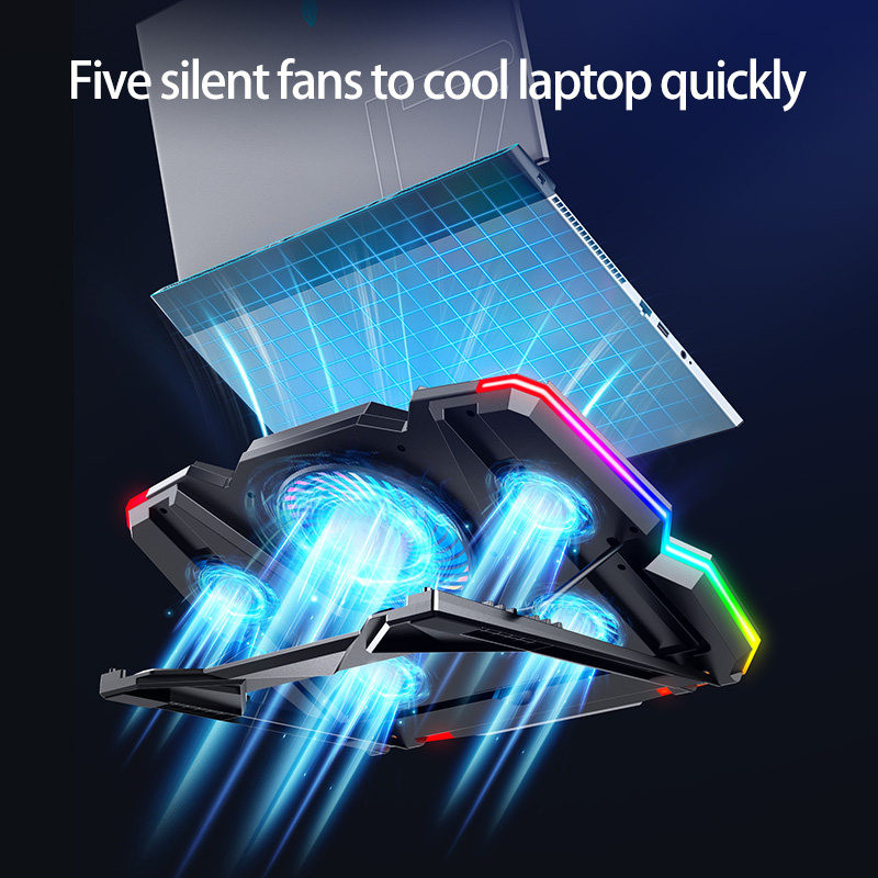 قیمت و خرید پایه خنک کننده لپ تاپ کول کلد مدل K44 1 Rgb