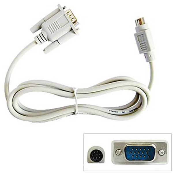 قیمت و خرید کابل تبدیل S-VIDEO 8 PIN به VGA مدل آنالوگ طول 1.2 متر