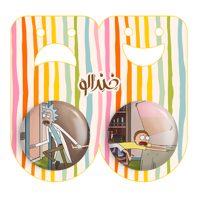 قیمت و خرید مگنت خندالو مدل ریک و مورتی Rick and Morty کد A248 مجموعه 2 ...