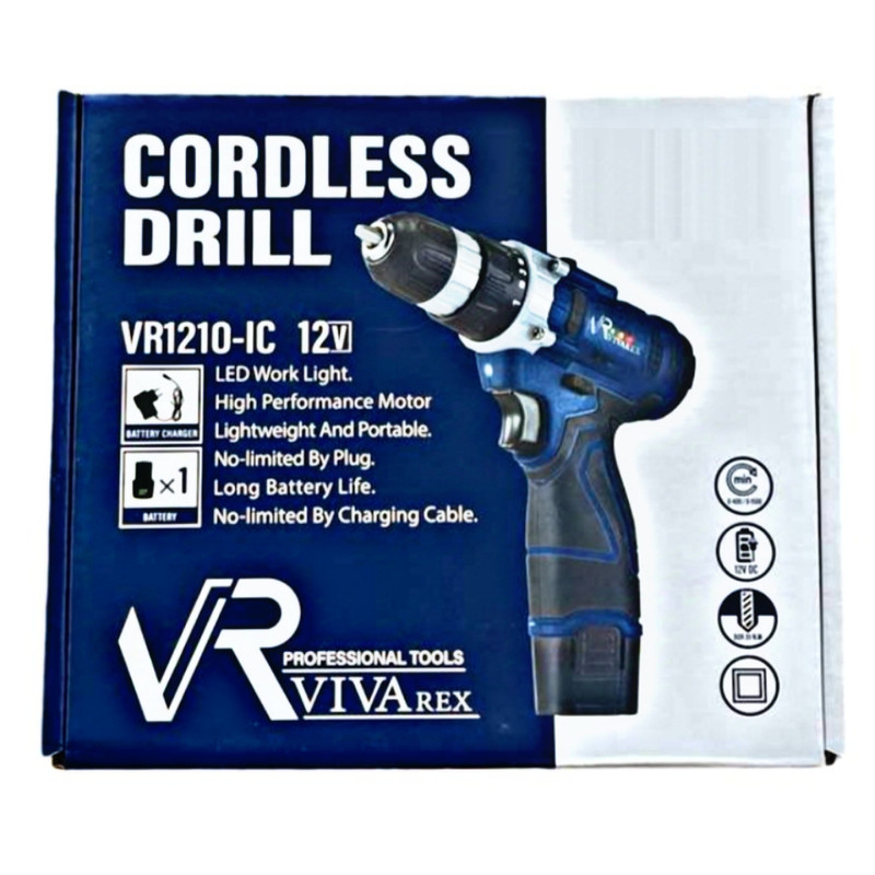 قیمت و خرید پیچگوشتی شارژی ویوارکس مدل VR1210-IC