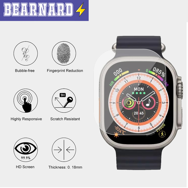 قیمت و خرید محافظ صفحه نمایش شیشه‌ای برنارد مدل SH-BR مناسب برای ساعت هوشمند هاینو تکو T89 Ultra ...