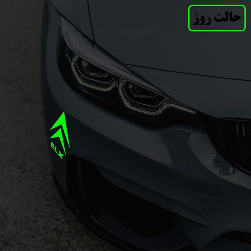 قیمت و خرید برچسب بدنه خودرو مدل شب تاب طرح ELXکدCk