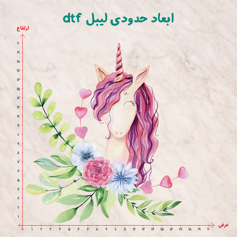 قیمت و خرید استیکر پارچه و لباس مدل dtf طرح یونیکورن کد H20.542 مجموعه 6 عددی