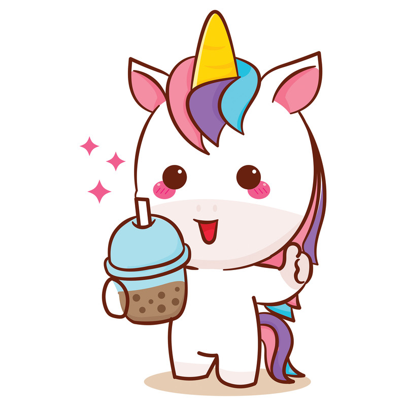 قیمت و خرید استیکر پارچه و لباس مدل dtf طرح یونیکورن کد H15.562 مجموعه 4 عددی