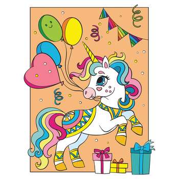 قیمت و خرید استیکر پارچه و لباس مدل dtf طرح یونیکورن کد H20.234 مجموعه 3 عددی