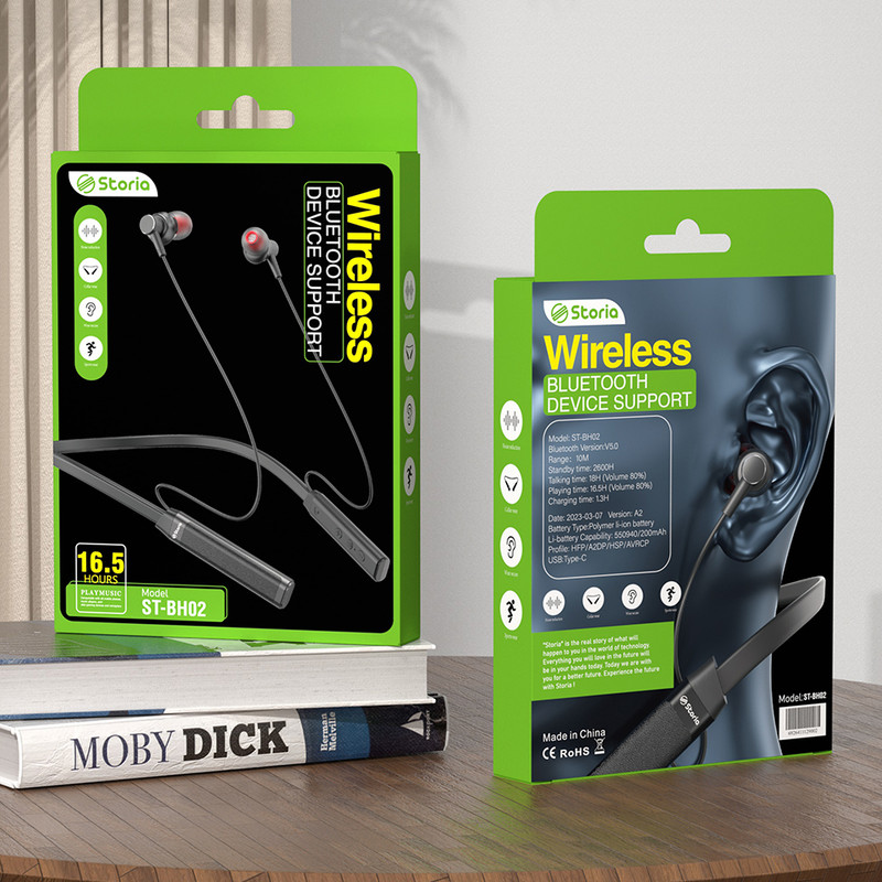 قیمت و خرید هندزفری بلوتوثی استوریا مدل ST-BH02