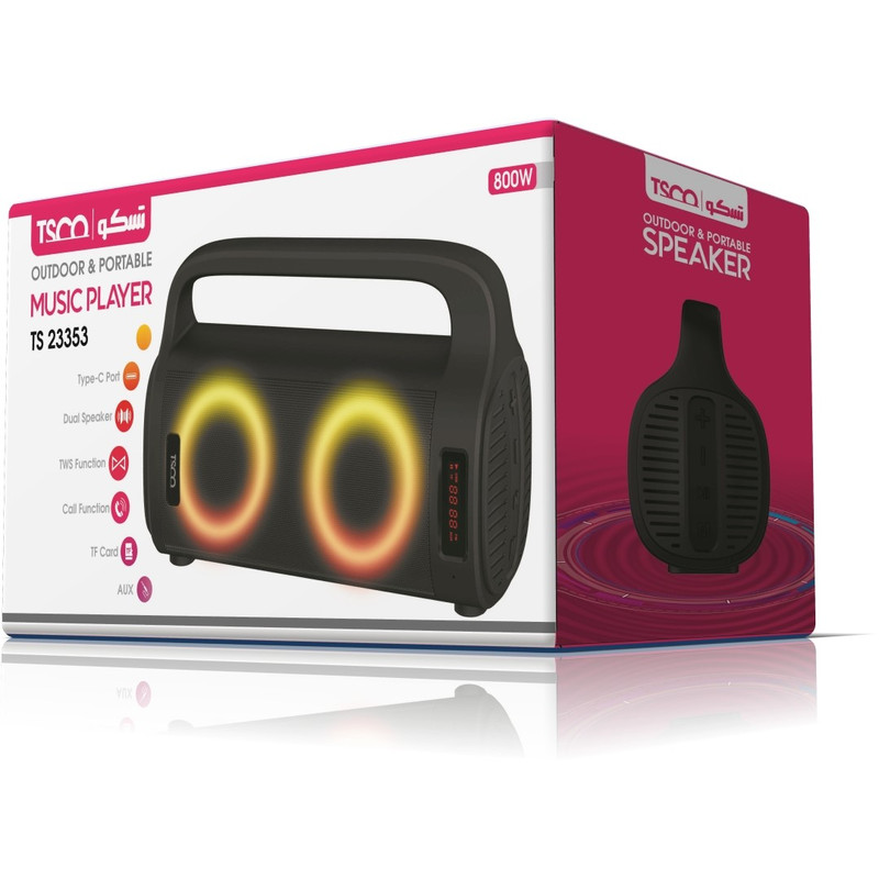 قیمت و خرید اسپیکر بلوتوثی قابل حمل تسکو مدل TS 23353