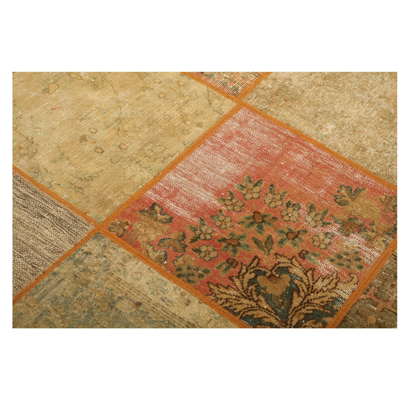 قیمت و خرید گلاژ گلیم و فرش دستبافت چهار متری مدل تکه دوزی کد 557327