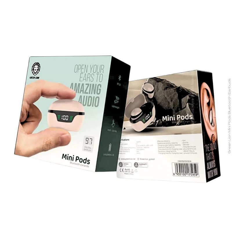 قیمت و خرید هندزفری بلوتوثی گرین لاین مدل Mini Pods GNMINIPODS