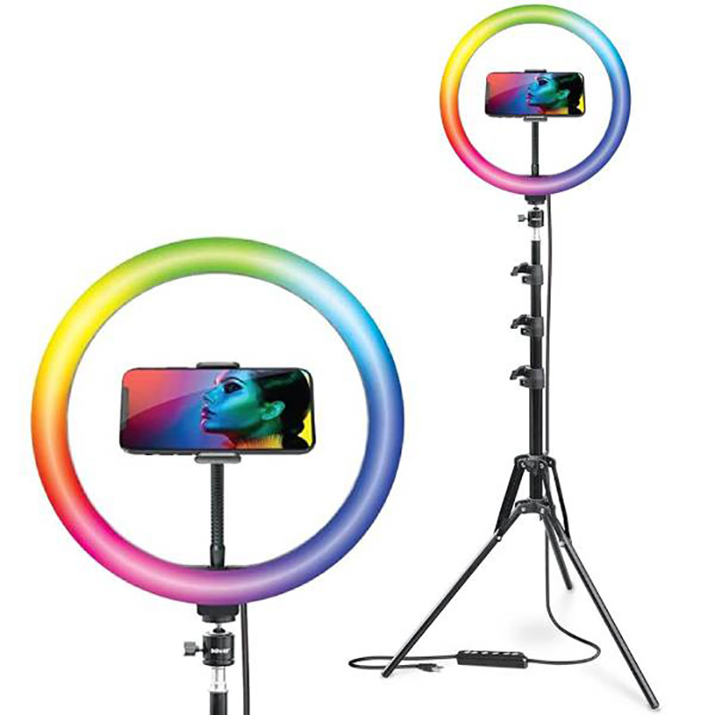 قیمت و خرید رینگ لایت مدل LJJ-30RGB