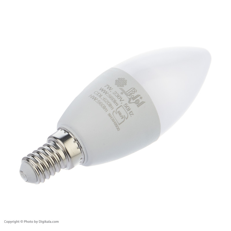 قیمت و خرید لامپ ال ای دی 7 وات شمعی افراتاب مدل AF-C37-7W پایه E14