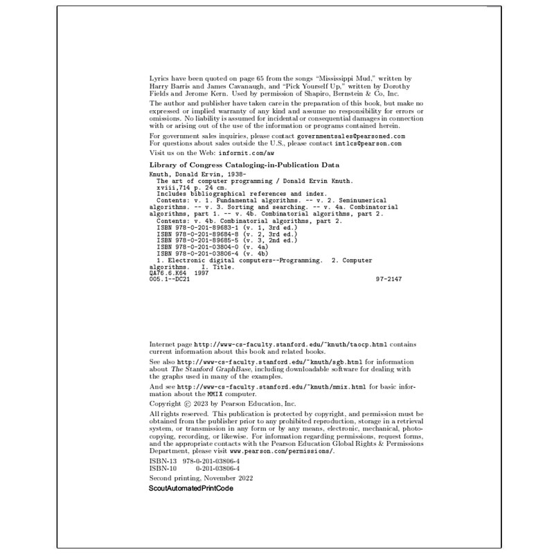 قیمت و خرید کتاب The Art Of Computer Programming اثر Donald E Knuth
