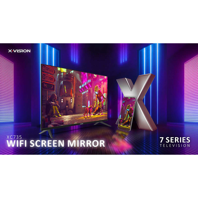 قیمت و خرید تلویزیون ال ای دی هوشمند ایکس ویژن مدل 43XC735 سایز 43 اینچ